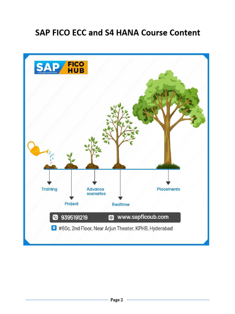 SAP FICO Training Course Overview | PDF | Invoice | Depreciation