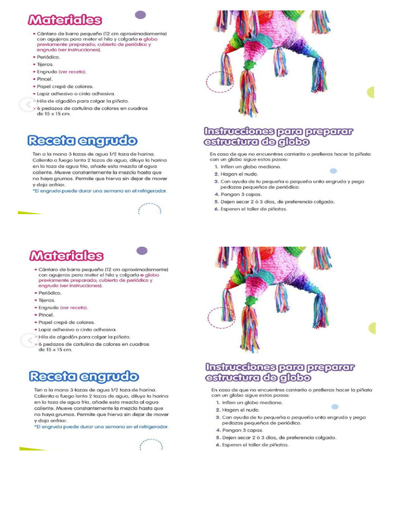 Instructivo La Piñata | PDF
