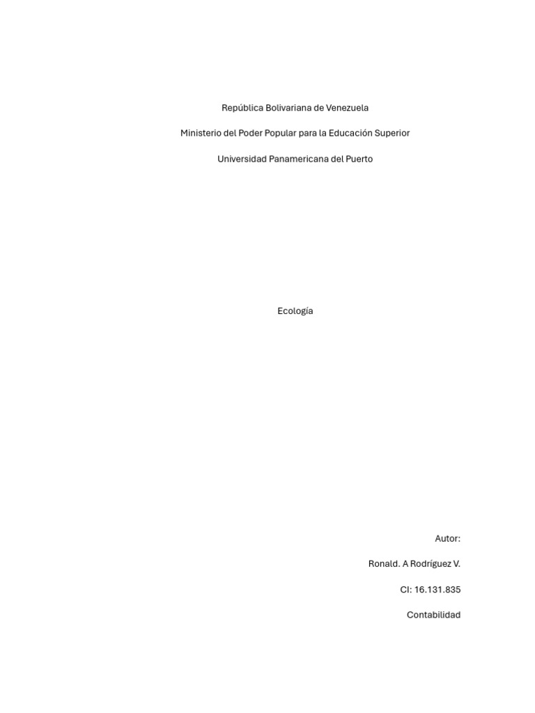 Ecologia 2do Corte 2da Act | PDF | Ecosistema | Ecología
