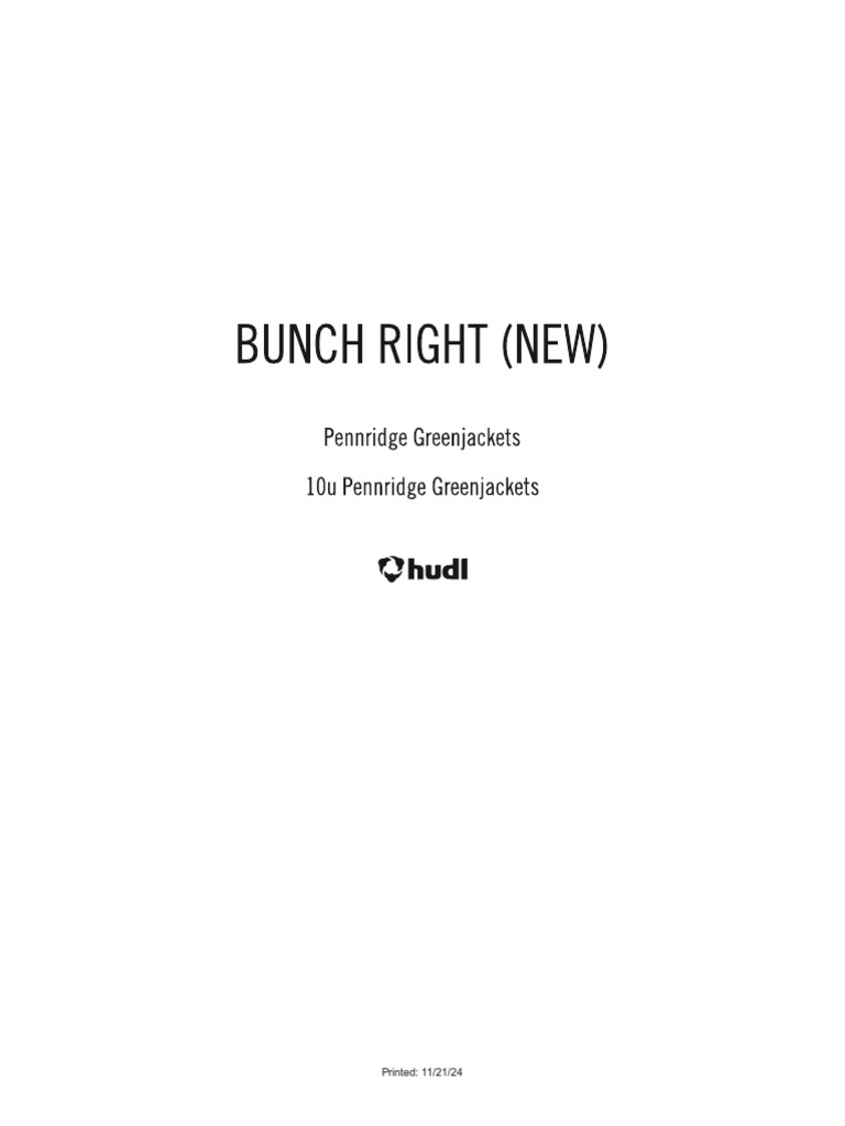 Bunch Right | PDF