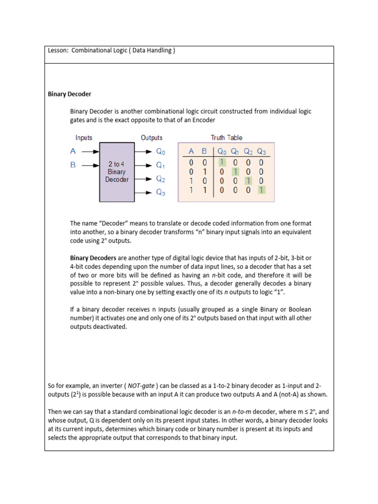 Lesson Multiplexer | PDF | Logic Gate | Input/Output