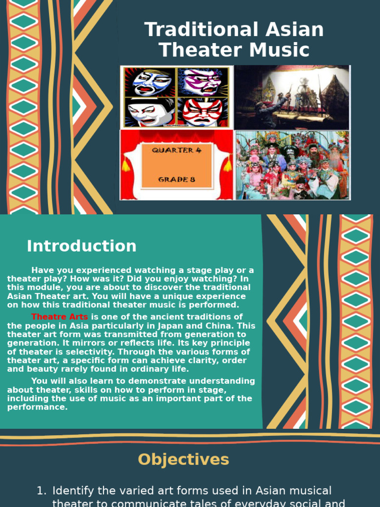 Traditional Asian Theater Music | PDF | Theatre | Entertainment