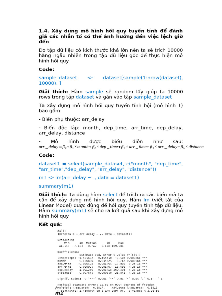 Xây - D NG - Mô - Hình H I Quy | PDF