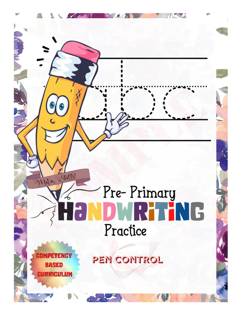 Handwriting 1 - Pen Control - Sample (1) - Flipbook by Brendaochami ...