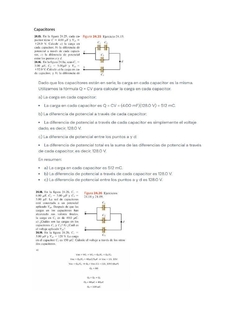 Capacitores | PDF