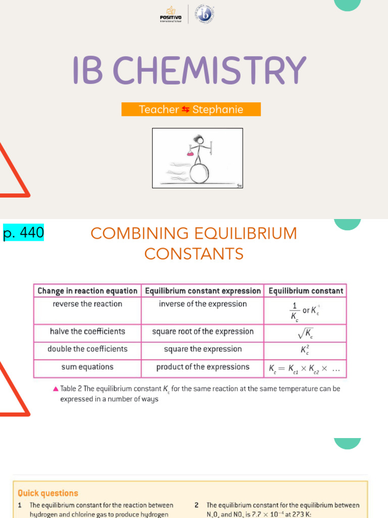 09-Reactivity 2 Le Chatelier S Principle | PDF | Chemical Equilibrium ...