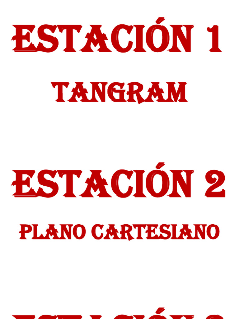Estación 1 | PDF