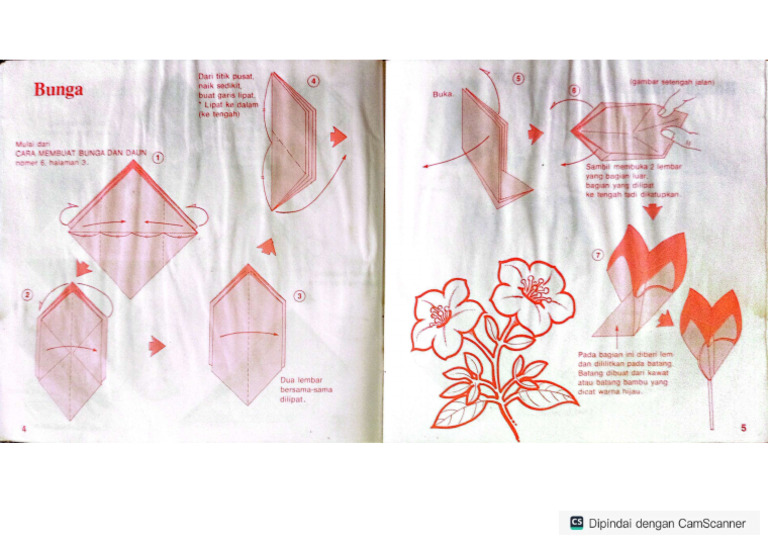 Origami TK - Bunga | PDF