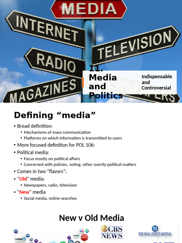 Media and Politics | PDF | Media Bias | News