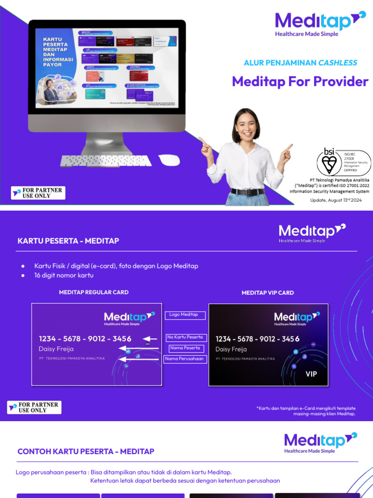 Alur Penjaminan Cashless Meditap Update | PDF