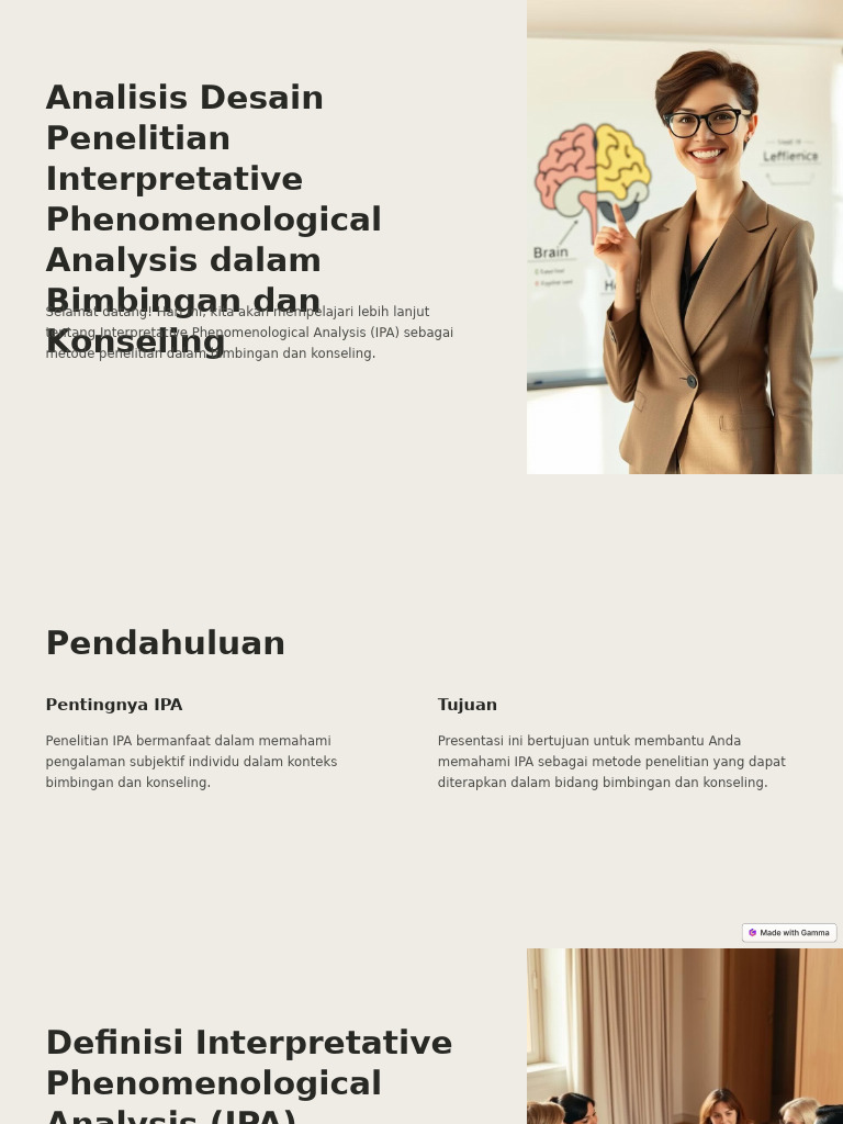 Analisis Desain Penelitian Interpretative Phenomenological Analysis ...