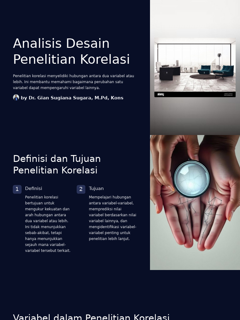 Analisis Desain Penelitian Korelasi | PDF