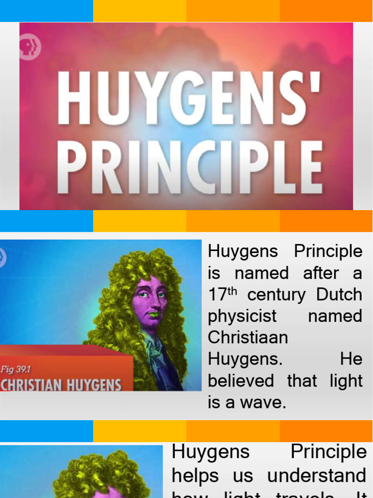 Huygens Principle & Light Waves | PDF