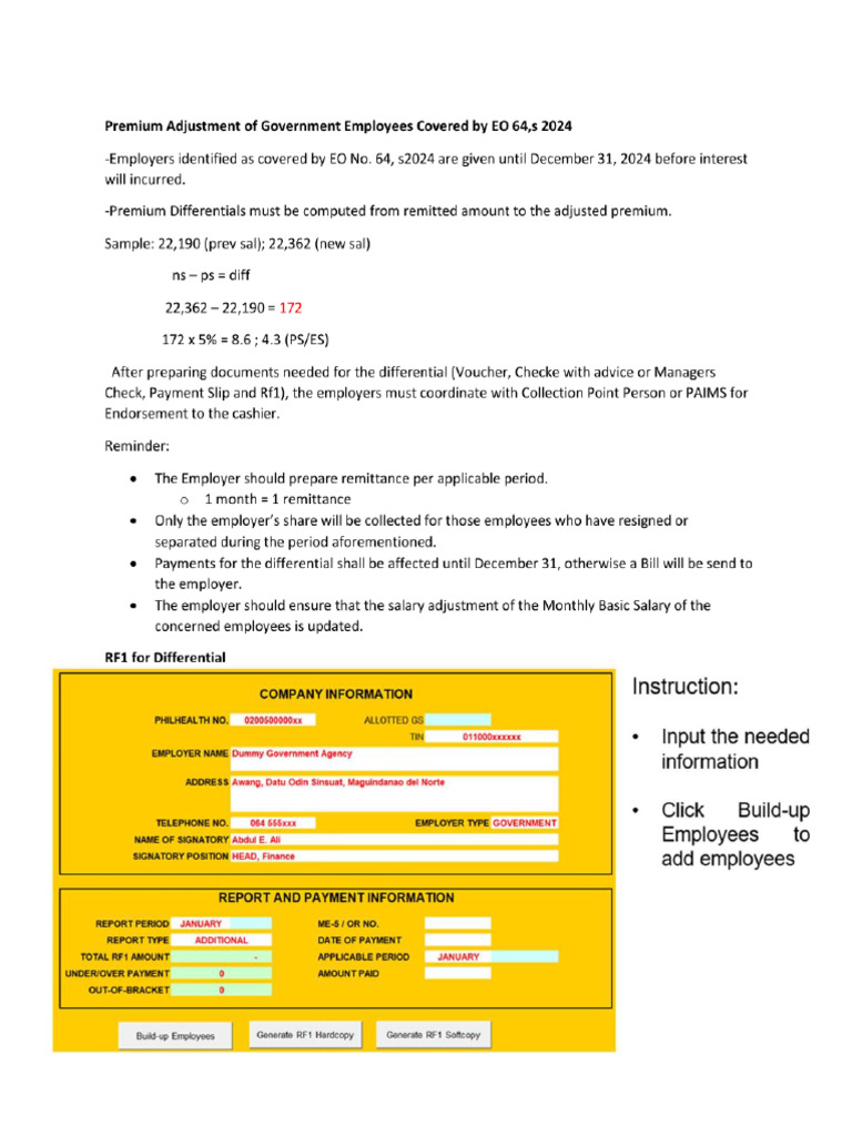 PREMIUM-ADJUSTMENT | PDF
