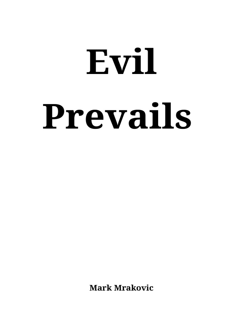 Evil Prevails part 1.docx | PDF