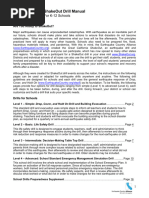 Earthquake Drill Phases and Procedures | PDF