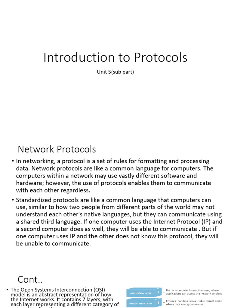 Protocal s | PDF | Transmission Control Protocol | Internet Protocols