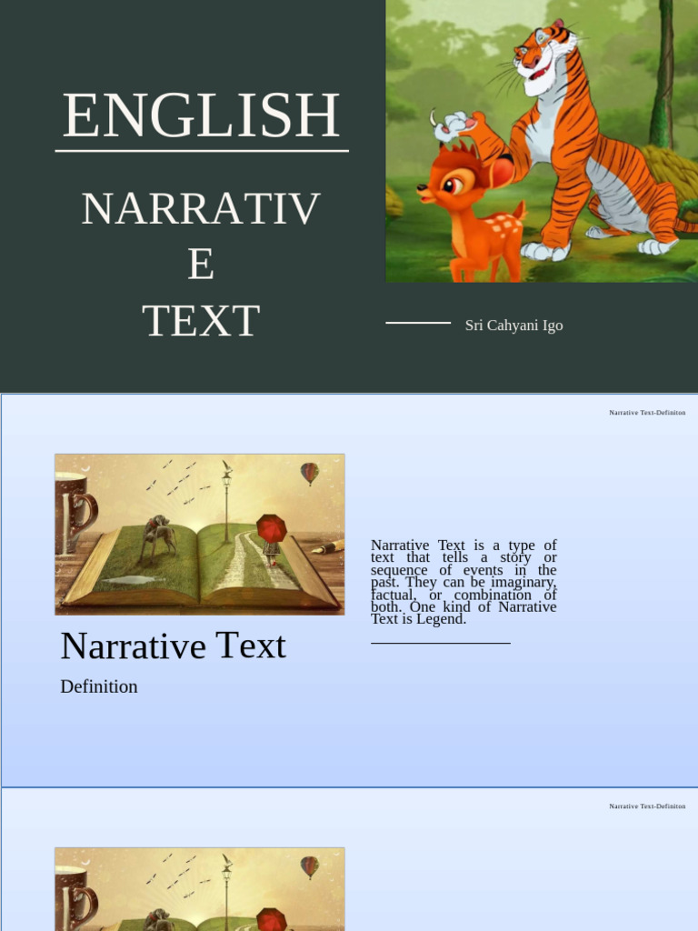 English PPT Narrative Text | PDF | Narrative | Legends