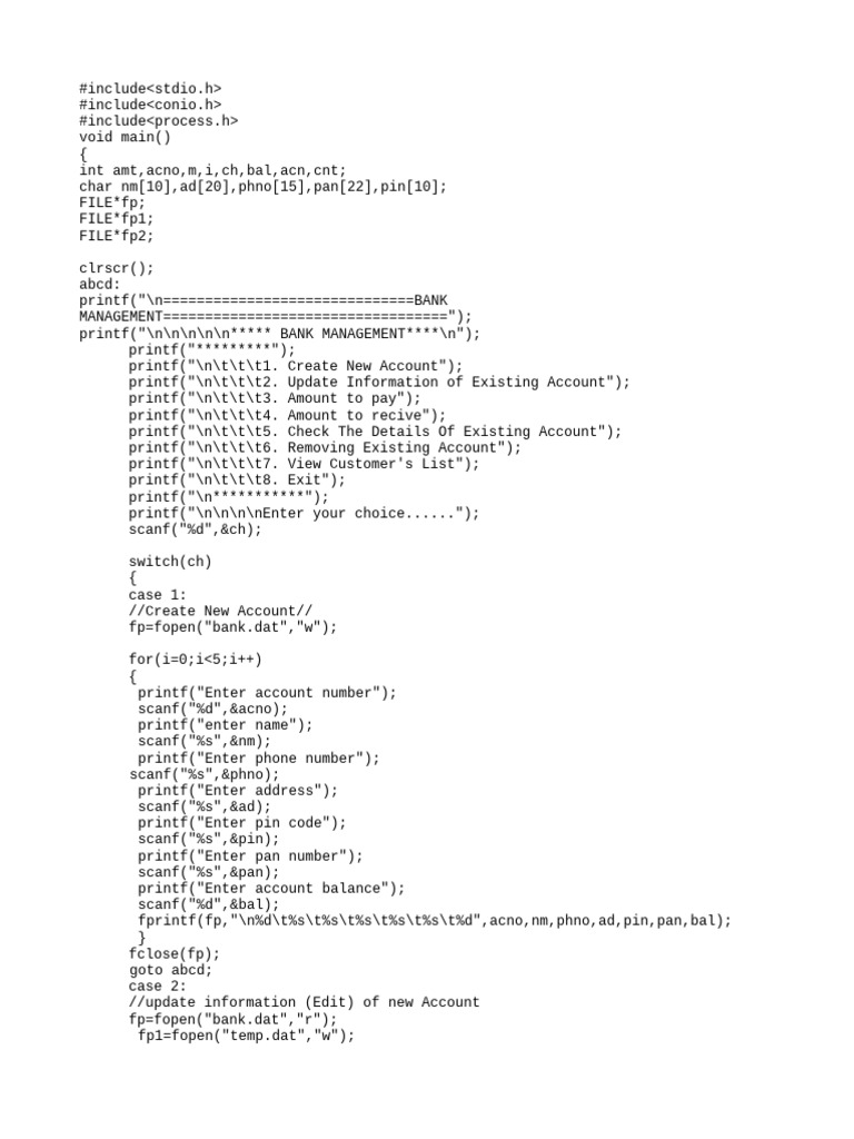 cpro.c | PDF | Computer Programming