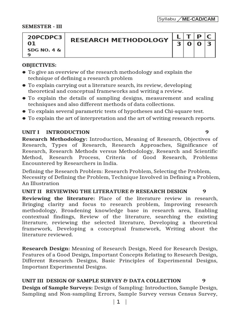 Research Methodology | PDF | Methodology | Hypothesis