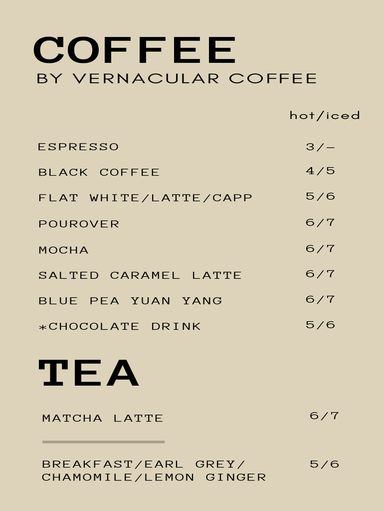 By Beverage Menu | PDF