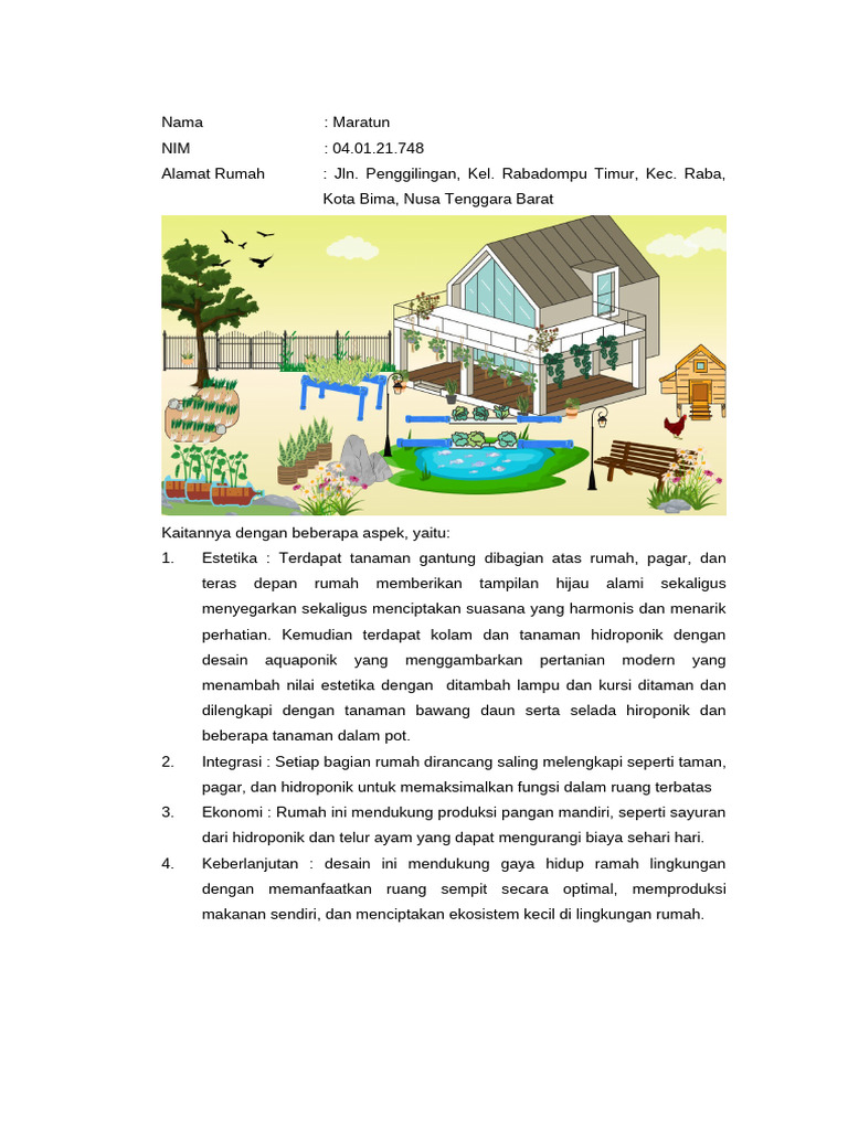 Desain Halaman Rumah - Pertanian Perkotaan | PDF