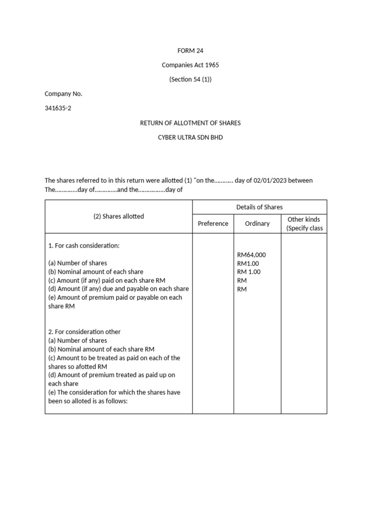 Form 24 | PDF | Malaysia