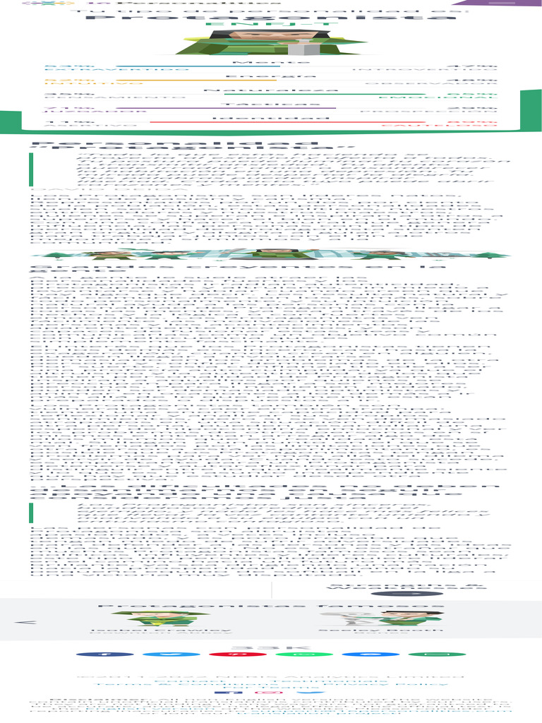 Personalidad "Protagonista" (ENFJ) 16personalities | PDF