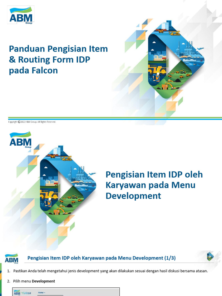 Panduan Pengisian Form IDP Falcon 2024 | PDF