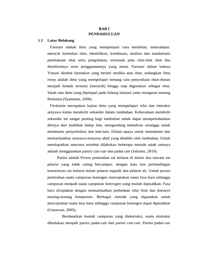 Laprak Fitokimia Percobaan 2 Bab1.5 | PDF