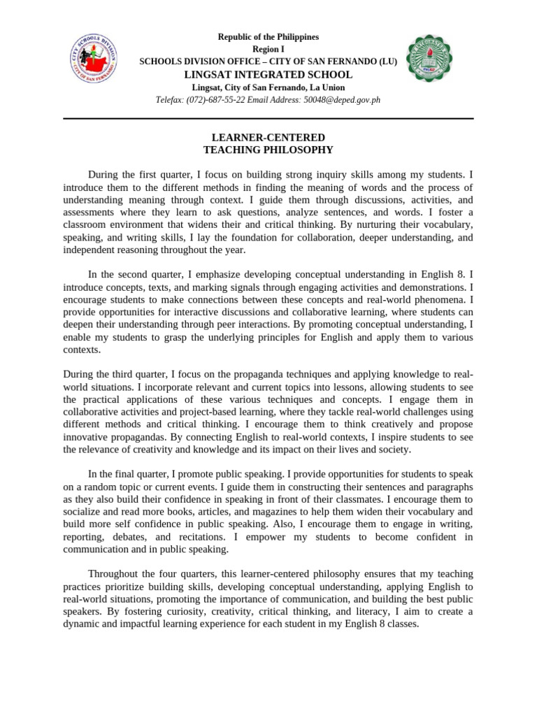 RPMS_REFLECTION | PDF | Critical Thinking | Literacy