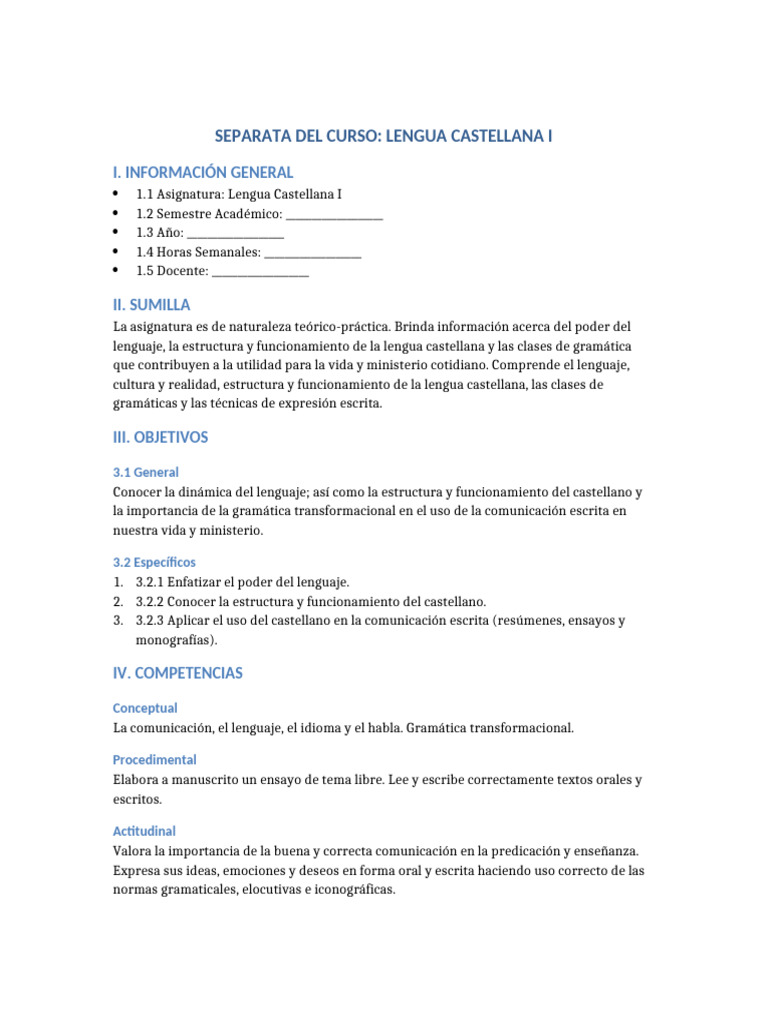 Esquema de Lenguaje en Castellano I | PDF | Comunicación | Comunicación humana