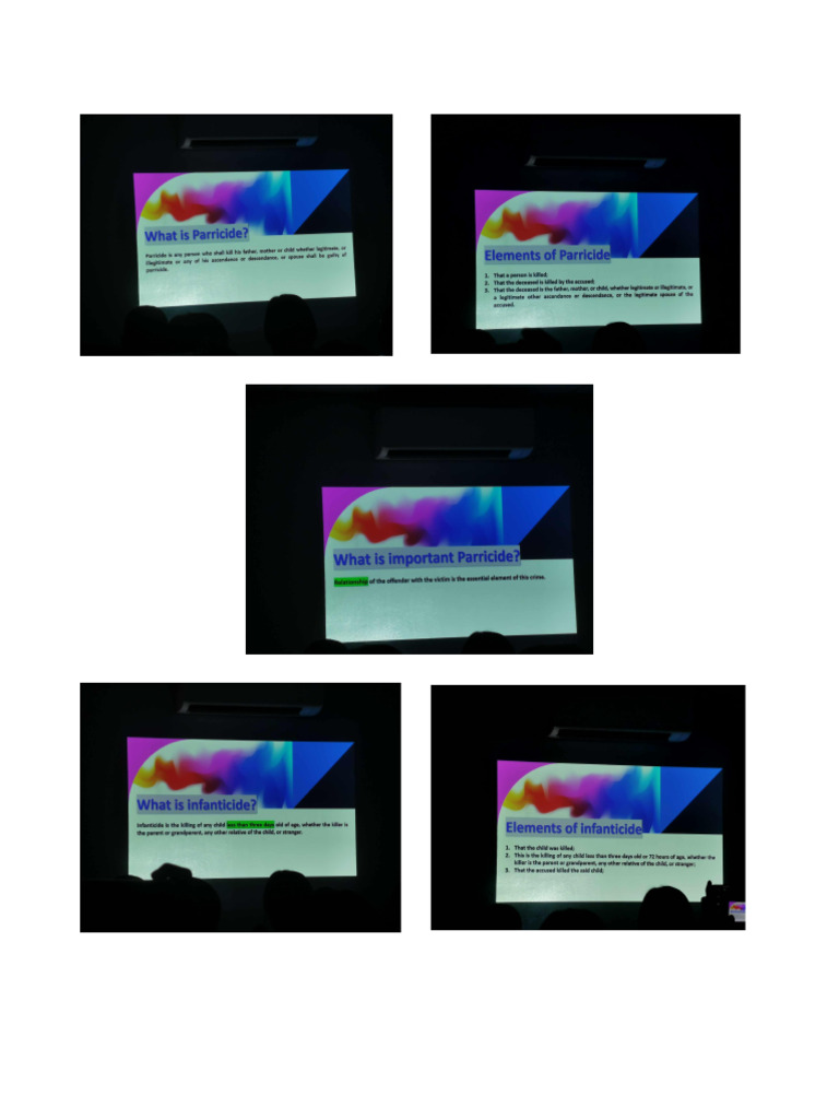 Parricide and Infanticide | PDF