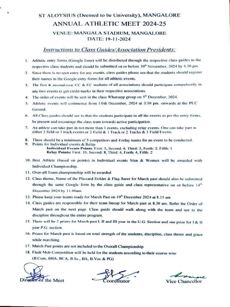 SPORTS DAY NOTICE | PDF | Games Of Physical Skill | Track And Field