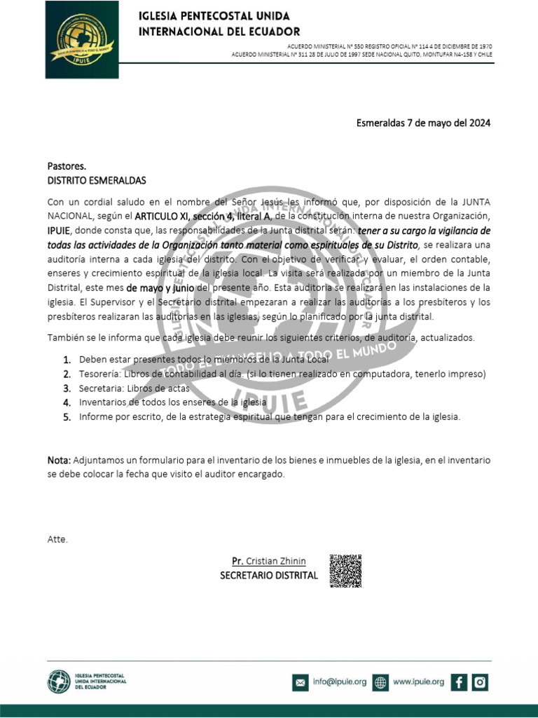 Comunicado 1 Signed | PDF | Auditoría | Contabilidad
