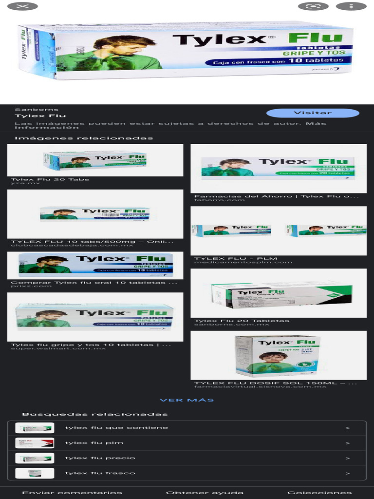 Tylex Flu - Búsqueda de Google | PDF