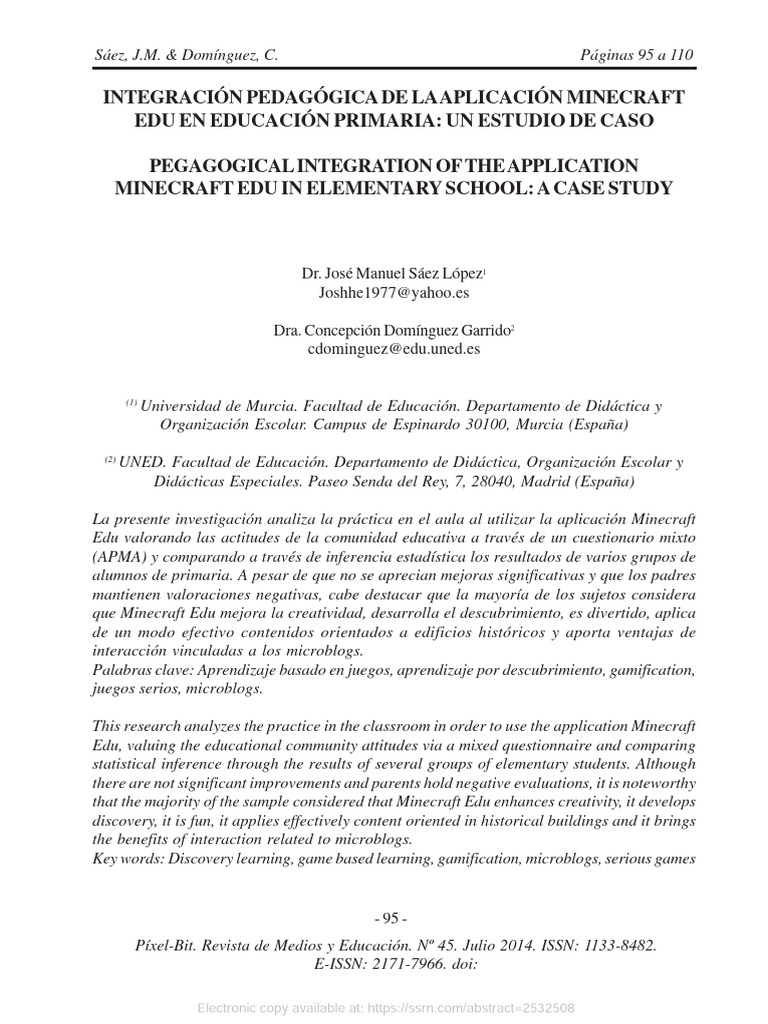 SSRN 2532508 | PDF | Enseñando | Aprendizaje