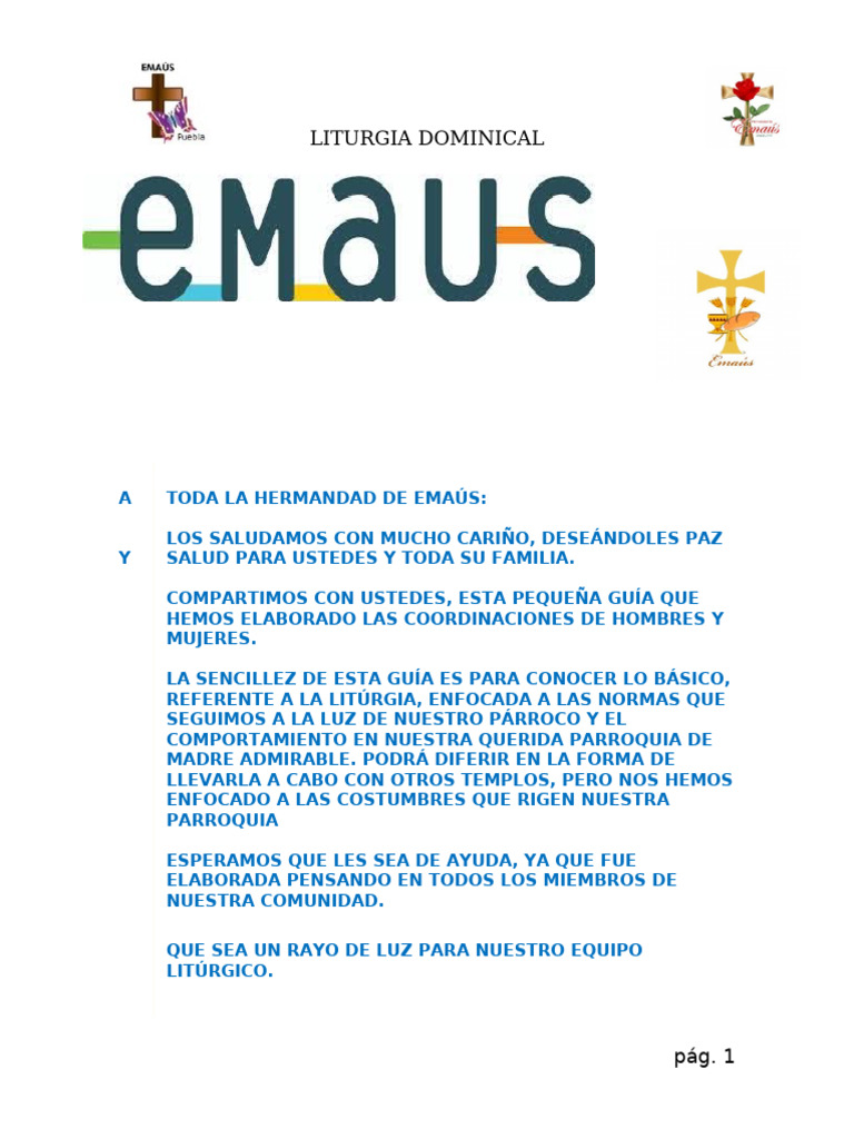 Manual de Liturgia | PDF | eucaristía | Rosario