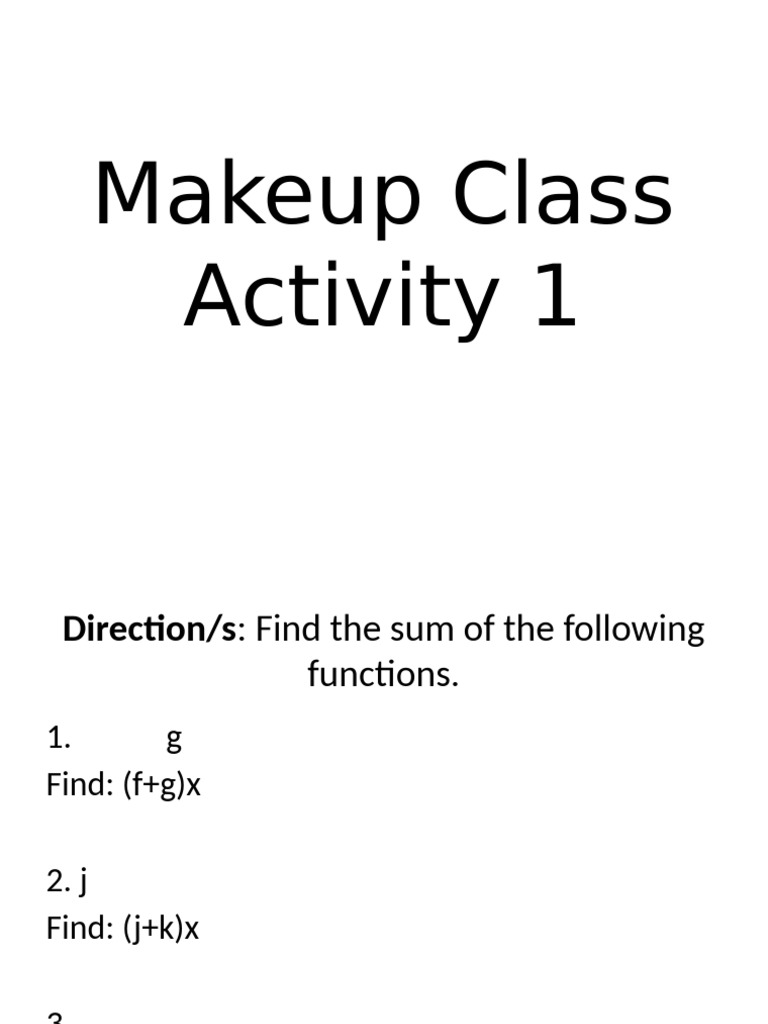 Math Functions Addition Guide | PDF