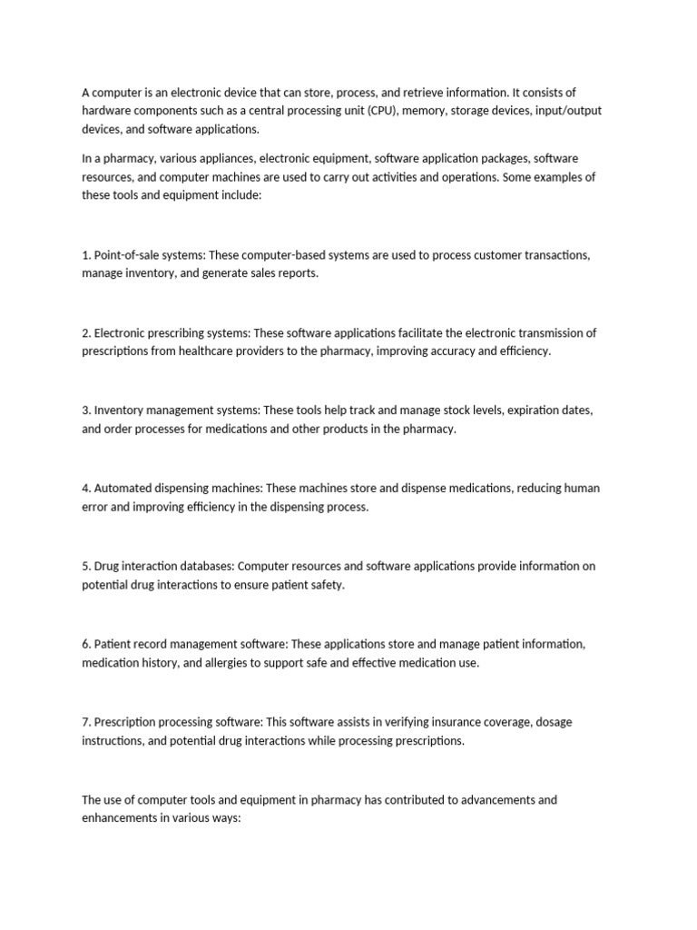 Pharmacy | PDF | Pharmacy | Medical Prescription