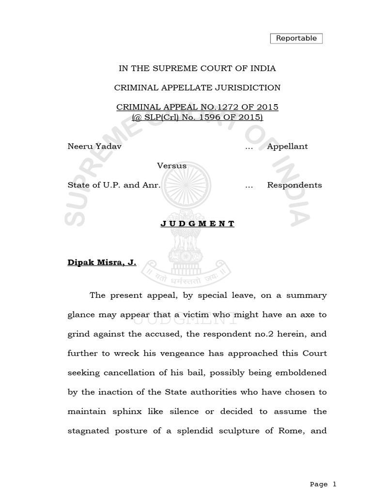 BAILS SC | PDF | Bail | Crimes