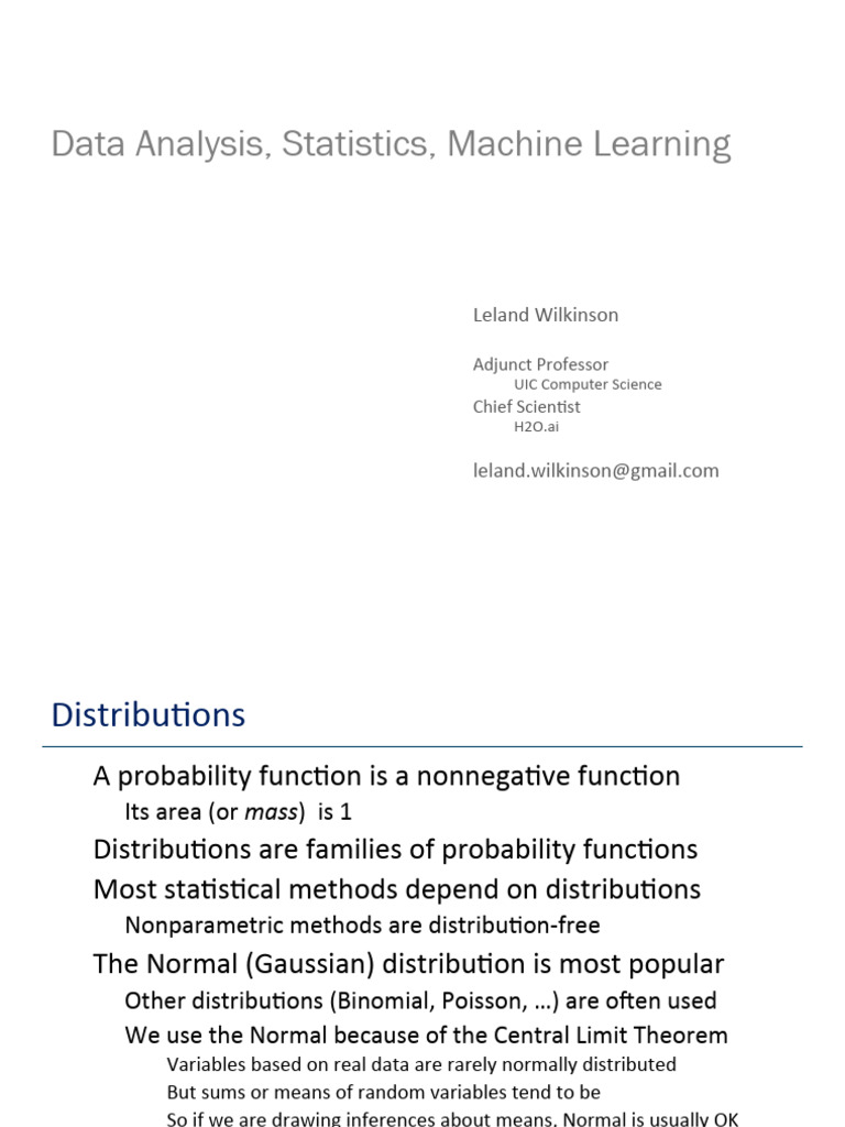 Session 06 (Distributions) | PDF | Information And Communications Technology | Applied Mathematics