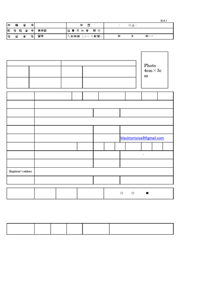 Finalized Application Form Moe | PDF