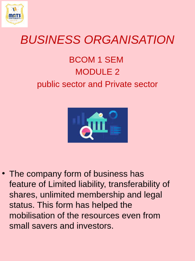 Module 2 BCom 1 Sem Business Orga 3 | PDF | Cooperative | Companies