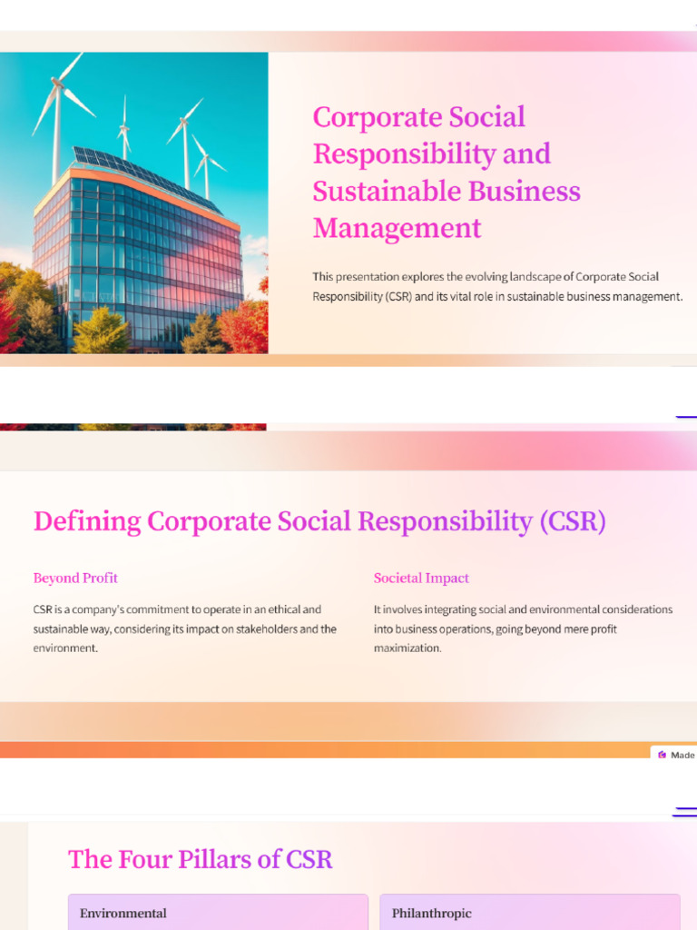 Chapter 12 The Corporate Social Responsibility | PDF