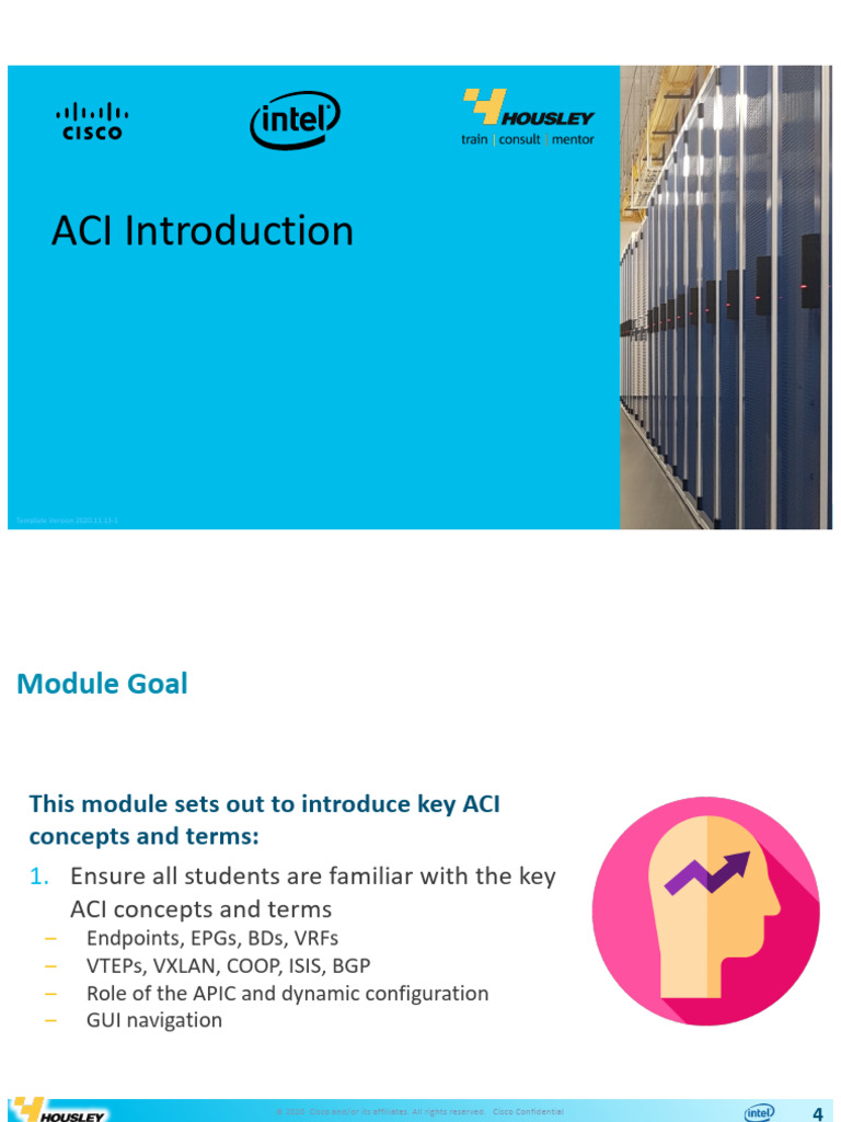 M01 - ACI Introduction-Overview | PDF | Computer Network | Computer Architecture
