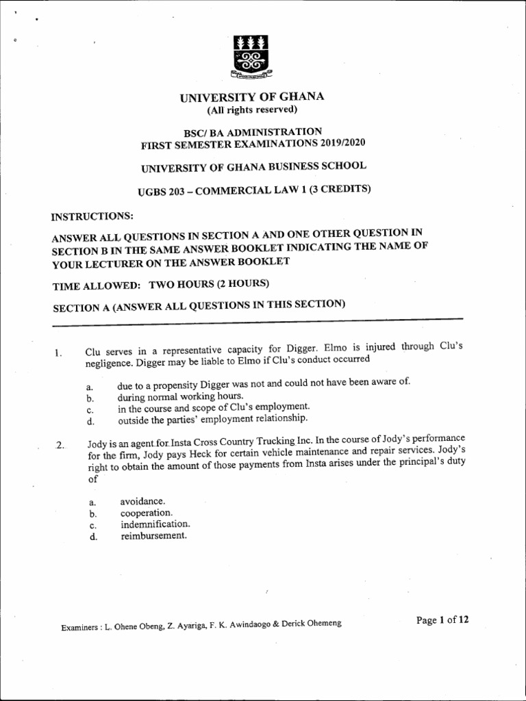 Commercial Law 2019 20 Pasco | PDF | Consideration | Business