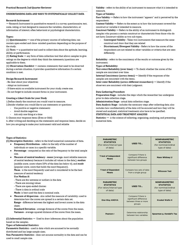 research_2ndq12 | PDF | Validity (Statistics) | Statistics
