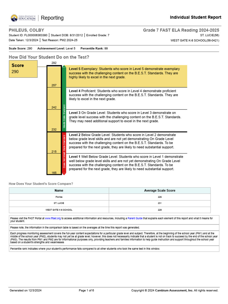 Grade 7 FAST ELA Reading | PDF | Narration | Poetry