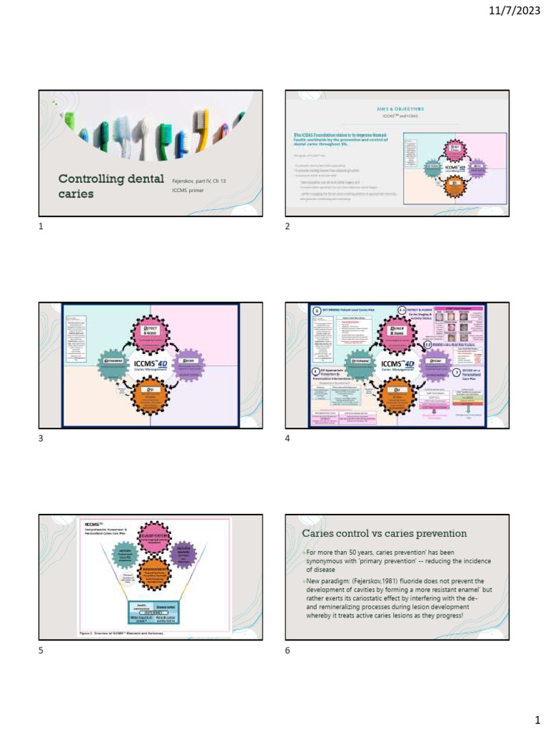 9 The Caries Control Concept | PDF | Oral Hygiene | Human Tooth